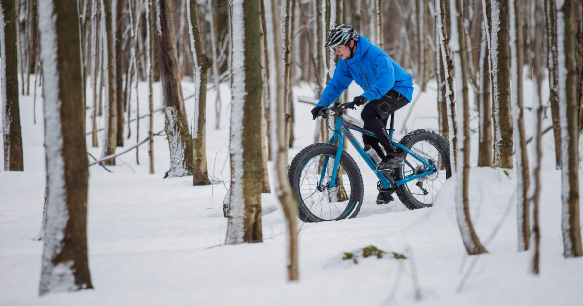 Snow Biking in Gatineau Park - National Capital Commission